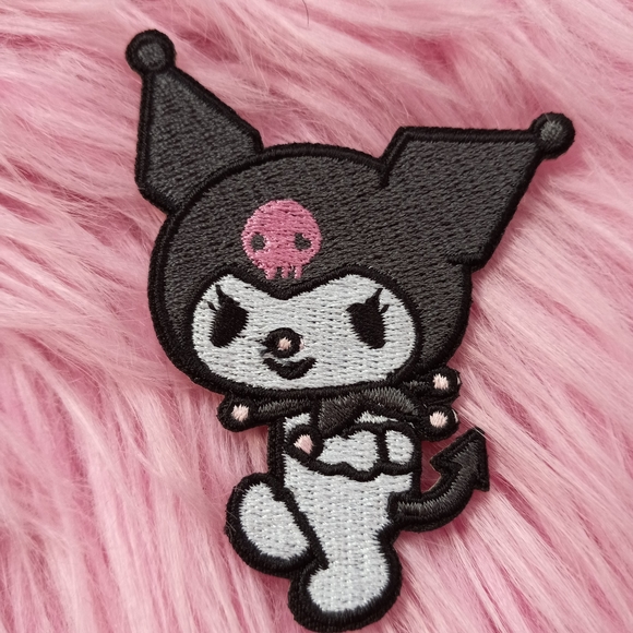 Hot Topic | Accessories | Classic Kuromi Sanrio Hello Kitty Embroidered Patch | Poshmark